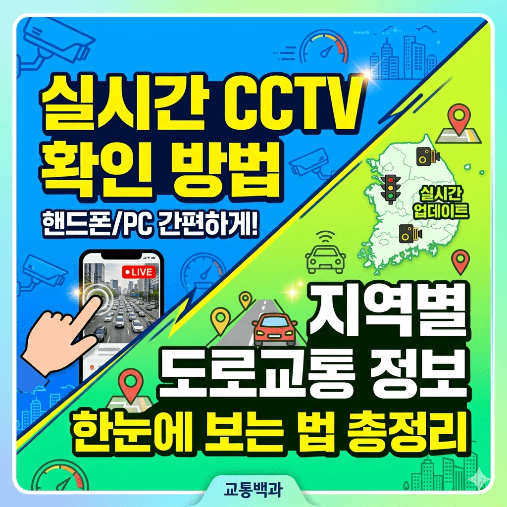 실시간 CCTV 확인 방법과 지역별 도로교통 정보 한눈에 보는 법 - 대한민국 Issue Info.